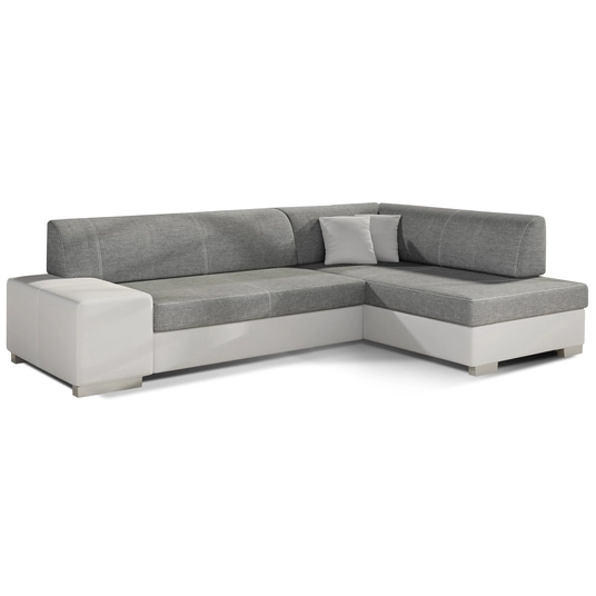 Kampinė sofa Fabio su patalynės dėže, audinys Sawana 05, Soft 17 ...