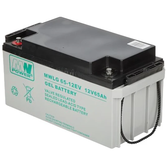Gel Battery 12V/65AH-MWLG MW Power - TECHNORAMA