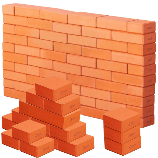 CLASSIC WORLD EDU Mega Bricks EVA 90 vnt. Minkštos konstrukcijos ...