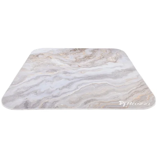 Arozzi Zona Square Floor Pad | White Marble - TECHNORAMA