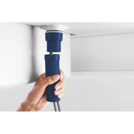 Grohe Start Edge – kriauklės maišytuvas su ištraukiamu dušu, chromuotas ...